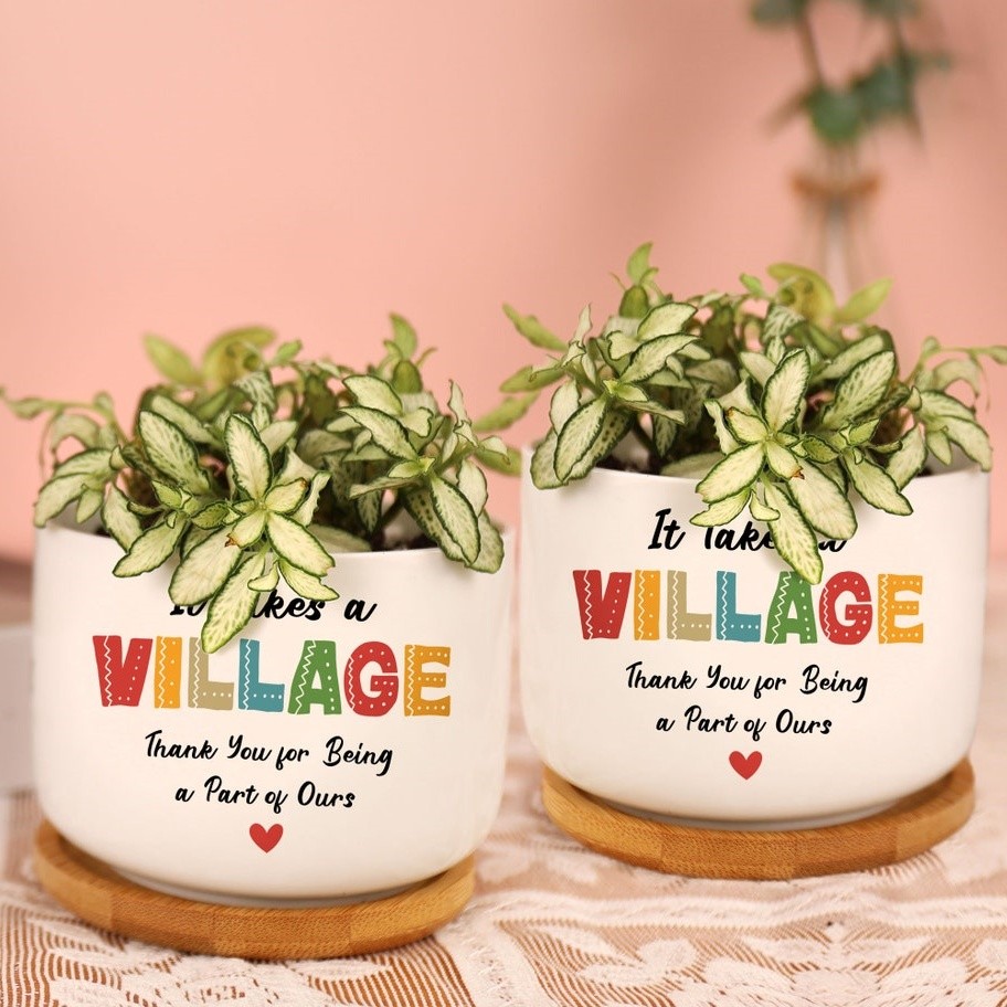 Personalized Teacher Appreciation Gift Thank You Plant Pot Lovegrowhere